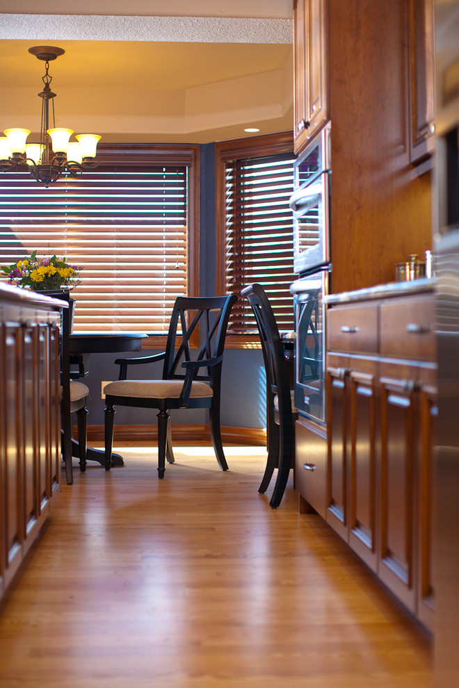 Traditional Kitchen with Grand Entry - Traditional - Kitchen - Denver ...