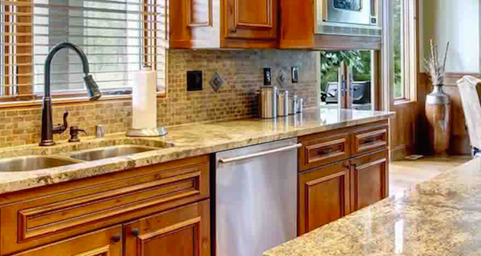 Traditional Kitchen with Moda Stone Collection - Traditional - Kitchen ...