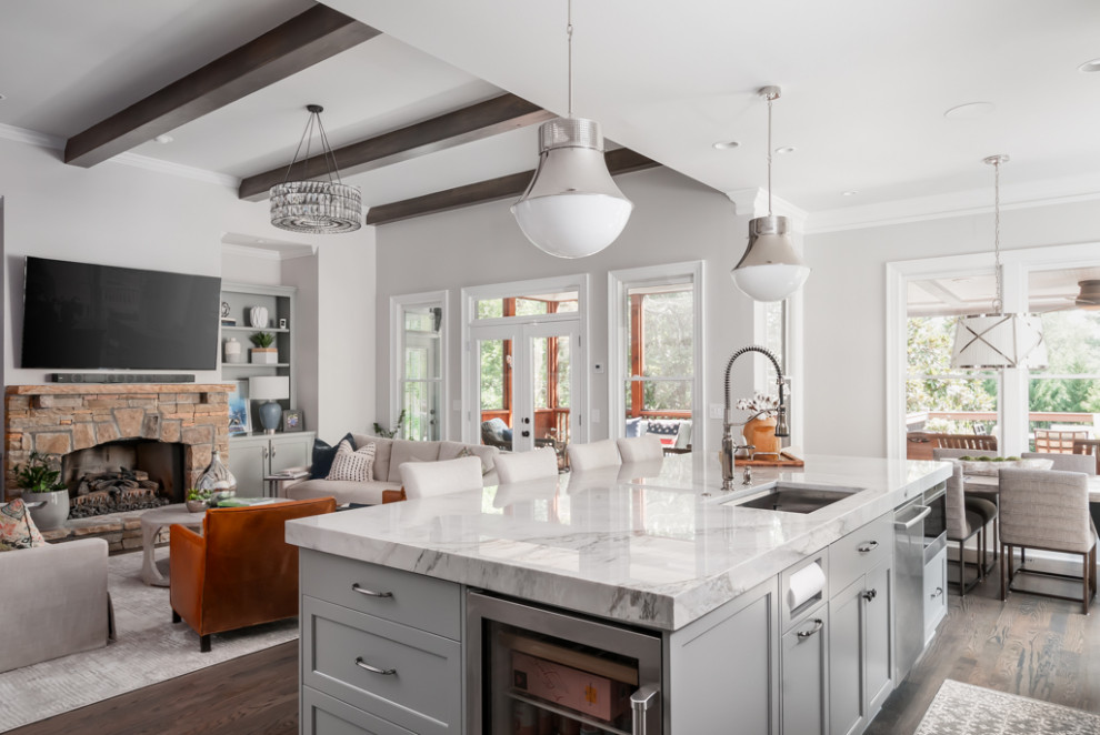 Traditional Kitchen with modern conveniences - Brookhaven - Traditional ...