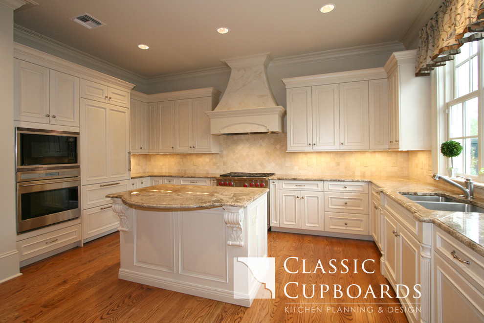 Traditional Kitchen with Mouser Inset Woodbridge Cabinetry & Custom ...