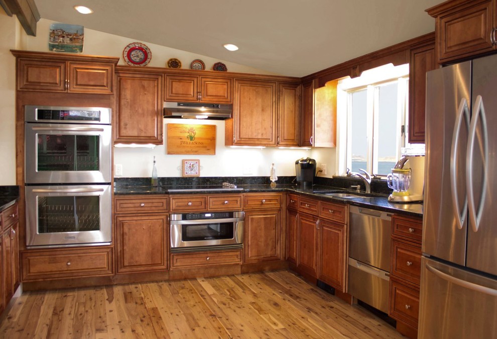 Traditional Mocha Glazed - Traditional - Kitchen - Raleigh - by Top ...