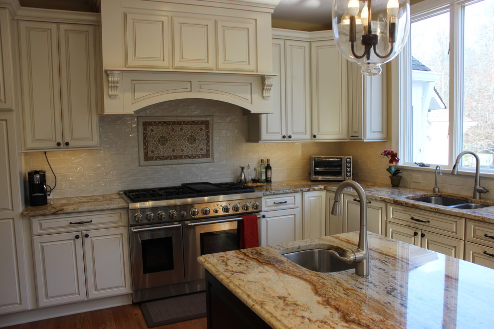 Traditional New England Colonial Remodel - Kitchen - Traditional ...