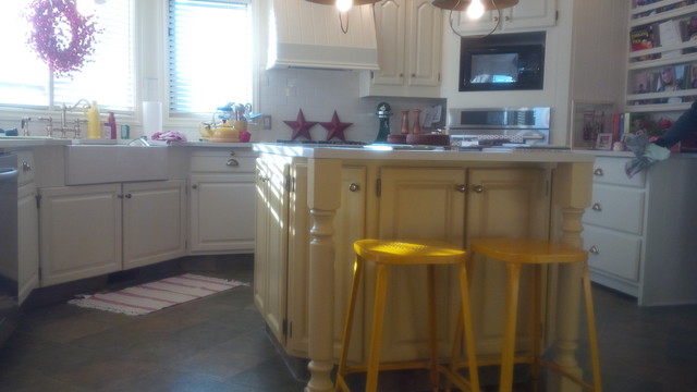 Traditional Oak Kitchen Transformation - Traditional - Kitchen ...