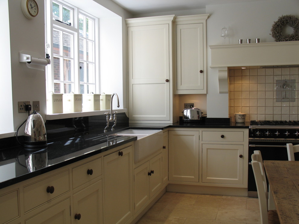Traditional painted country kitchen - Traditional - Kitchen - Kent - by ...