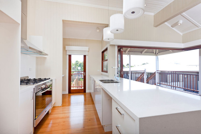 Traditional Queenslander circa 1904 - Traditional - Kitchen - Brisbane ...