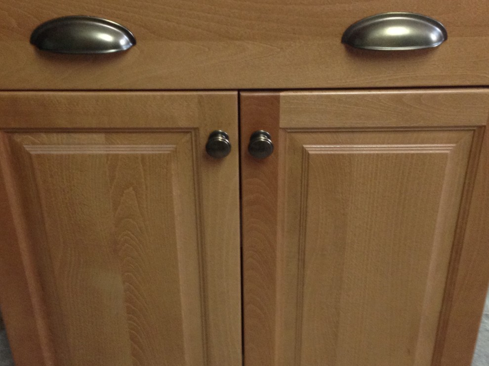 Traditional Raised Panel Beech Kitchen - Traditional - Kitchen - New ...