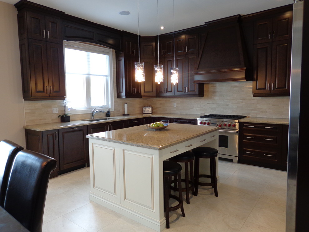 Traditional Solid Wood Kitchen - Traditional - Kitchen - Toronto - by ...