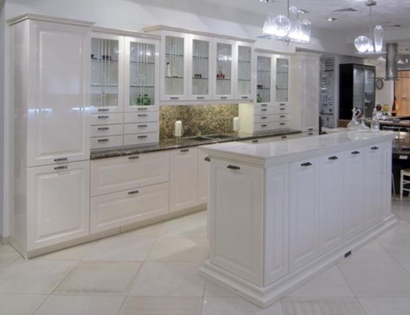 Traditional white kitchen from Bauformat - Traditional - Kitchen - Los ...