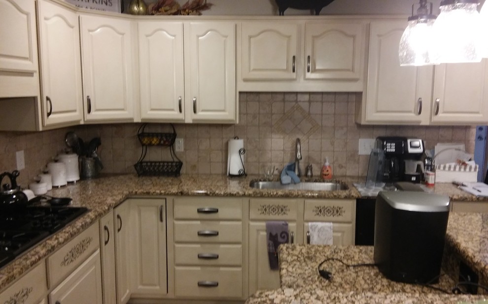 Transforming Oak Cabinets - Traditional - Kitchen - Detroit - by ...