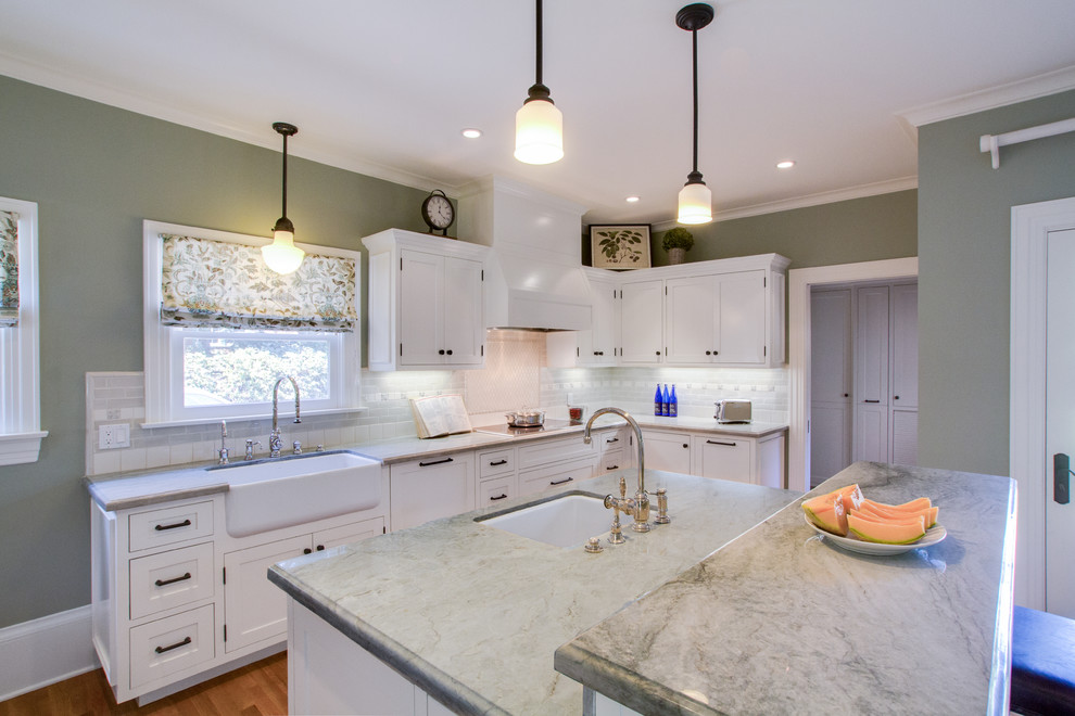 Transitional Colonial Craftsman - Traditional - Kitchen - Los Angeles ...