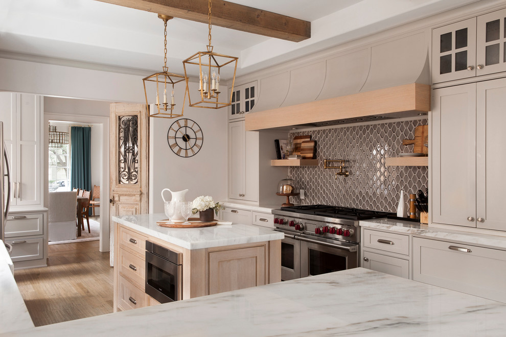 Transitional Farmhouse - Farmhouse - Kitchen - Dallas - by Layered ...