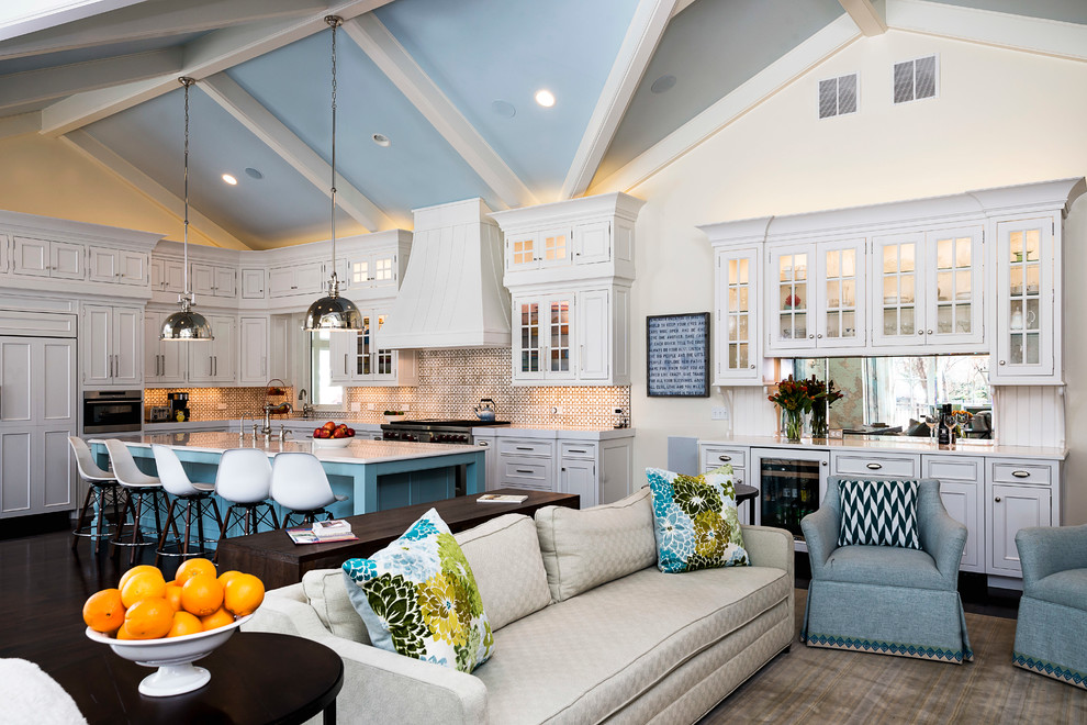 Transitional fun family home - Farmhouse - Kitchen - Chicago - by ...