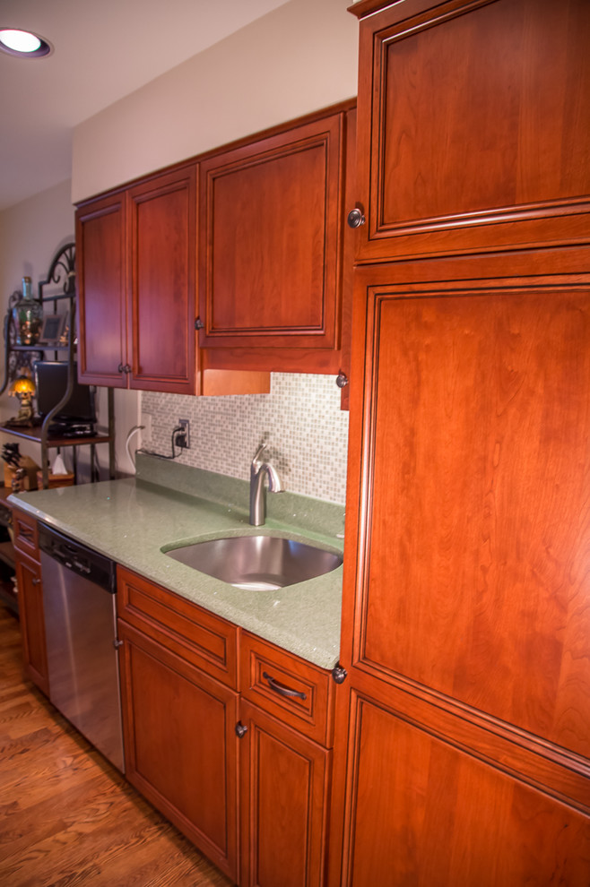 Transitional Galley Kitchen in Cherry in Alexandria, VA - Kitchen - DC ...