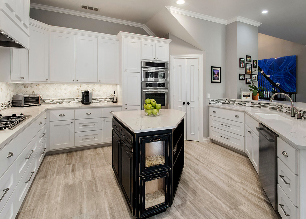 Transitional Interior in Starwood- Frisco, TX - Modern - Kitchen ...