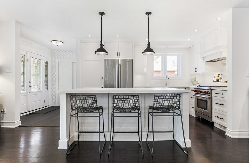 Transitional Kitchen- a mix of industrial & traditional - Transitional ...