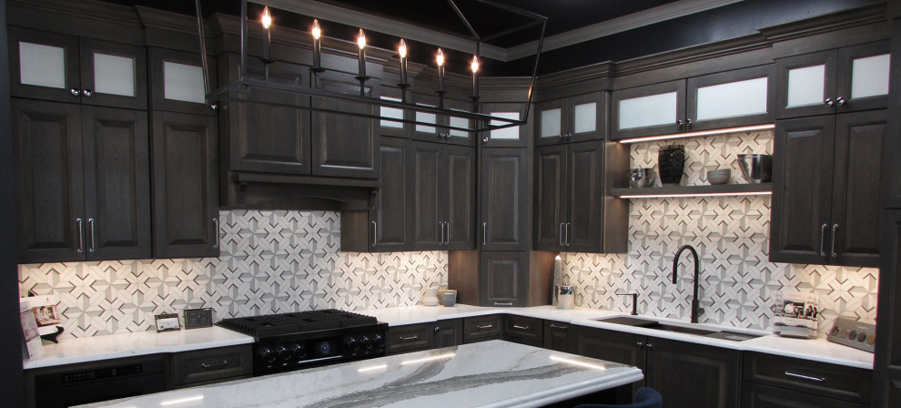 Transitional Kitchen Backsplash - Kitchen - Other - by Exact Tile | Houzz