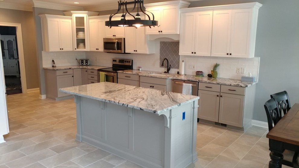 Transitional Kitchen Island - Transitional - Kitchen - Louisville - by ...