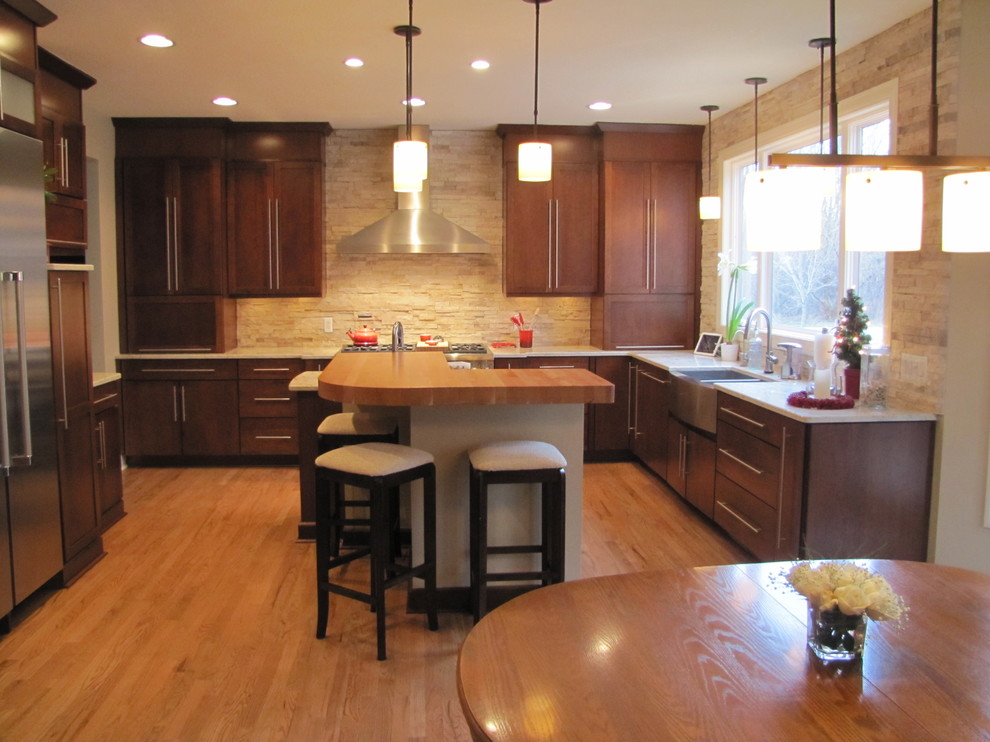 Transitional Kitchen with the "Wow Factor" - Kitchen - Detroit - by ...