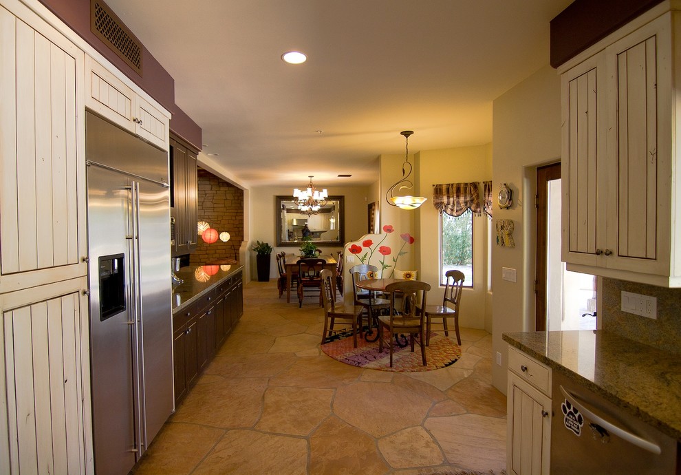 Transitional Santa Fe Style - Traditional - Kitchen - Phoenix - by ...