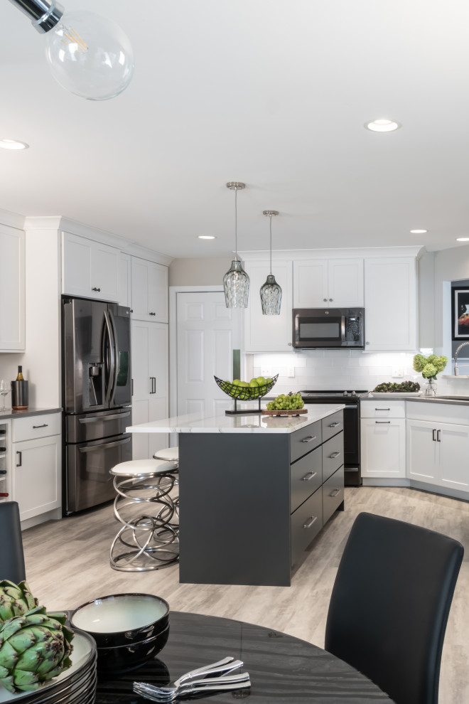 Transitional Updated Kitchen in St. Charles - Transitional - Kitchen ...