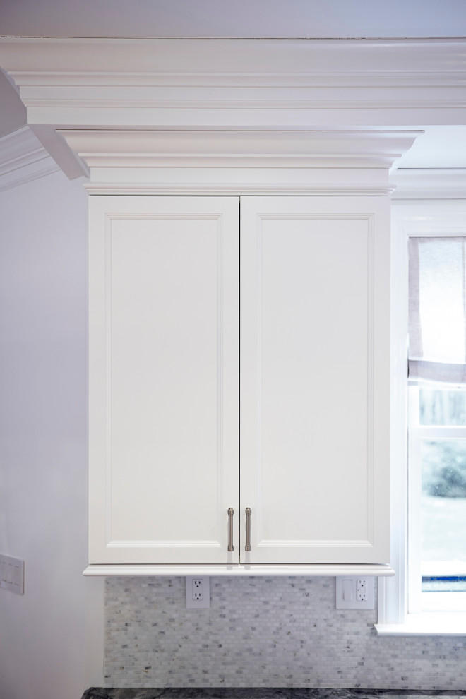 Transitional White Kitchen - Transitional - Kitchen - New York - by ...