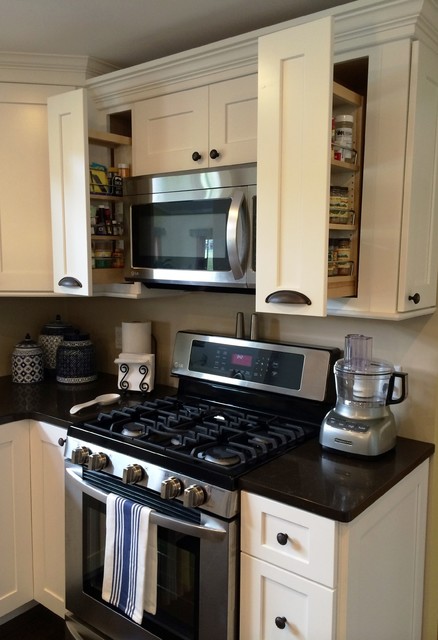 Transitional White Shaker Style Kitchen - Transitional - Kitchen - New ...