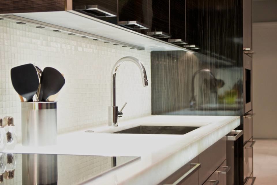 Translucent Glass Slabs from Glass 2 - Modern - Kitchen - Los Angeles ...