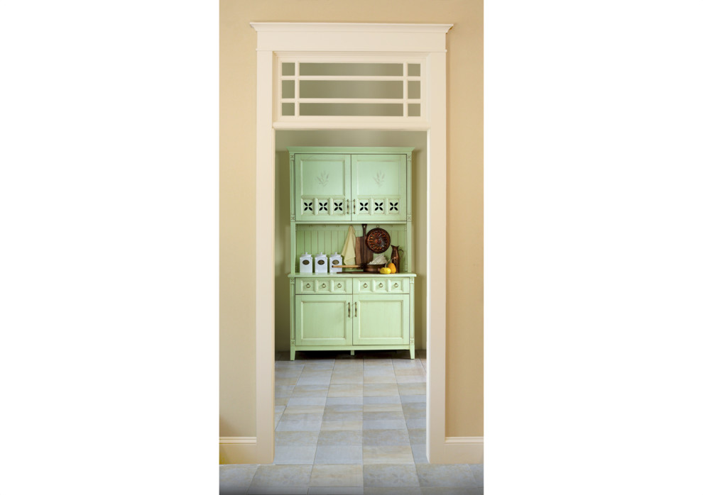 Transom Window Prairie (Farmhouse) with View of Cupboard - Traditional ...