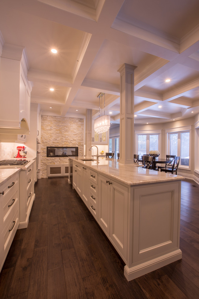 Tray Ceiling Kitchen Design - Contemporary - Kitchen - Toronto - by ...