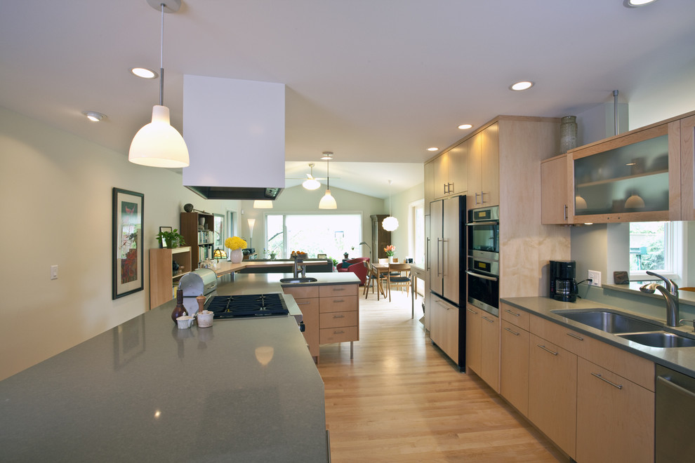 Tri-Level Transformed - Kitchen - Contemporary - Kitchen - Minneapolis ...