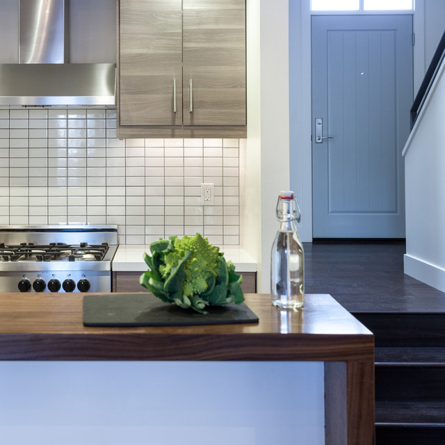 Triangle Row Houses - Modern - Kitchen - Sacramento - by Kat Alves ...