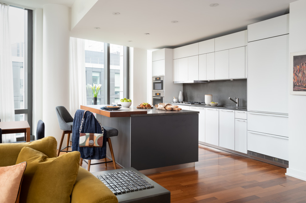 Tribeca - Contemporary - Kitchen - New York - by KBK Interior Design ...