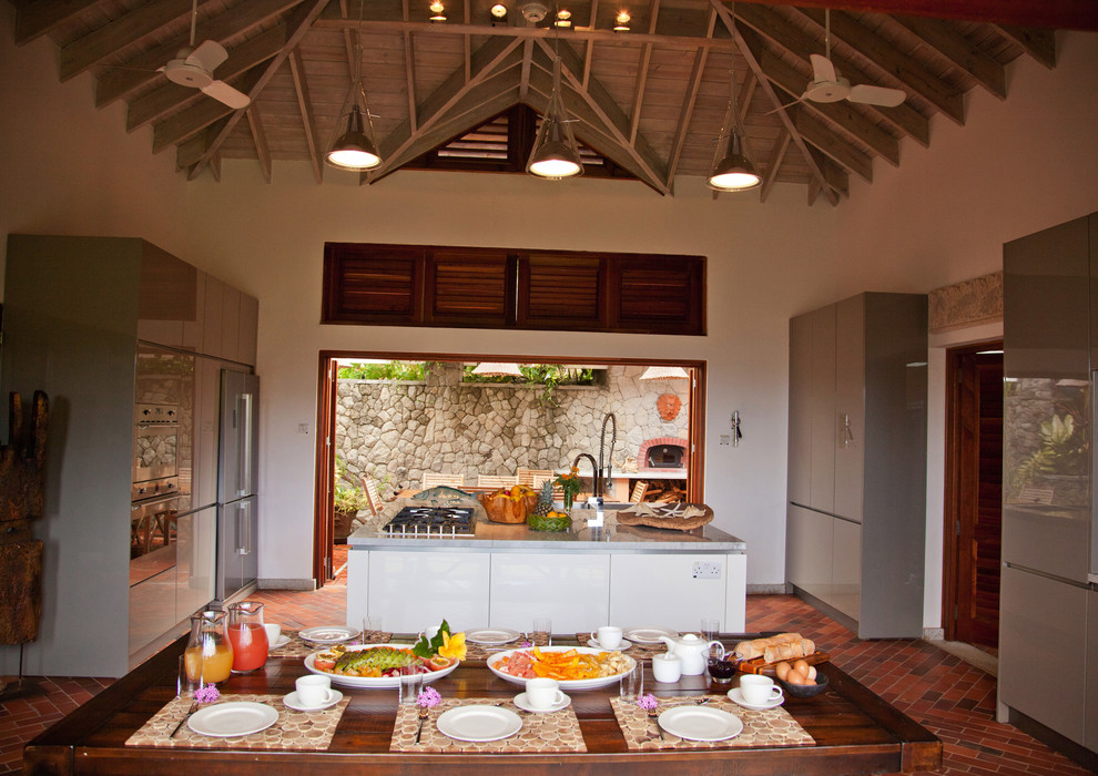 Tropical Kitchen - Tropical - Kitchen - Other | Houzz