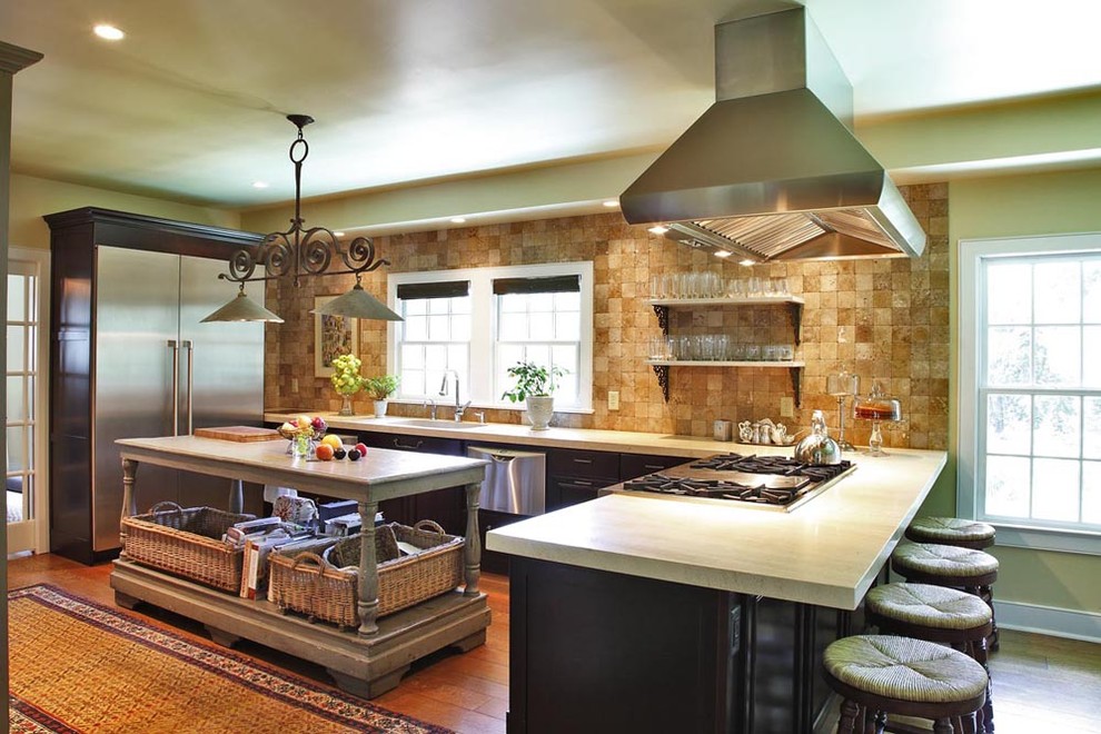 Turkey Hill South - Traditional - Kitchen - by Joseph Bergin Architect ...