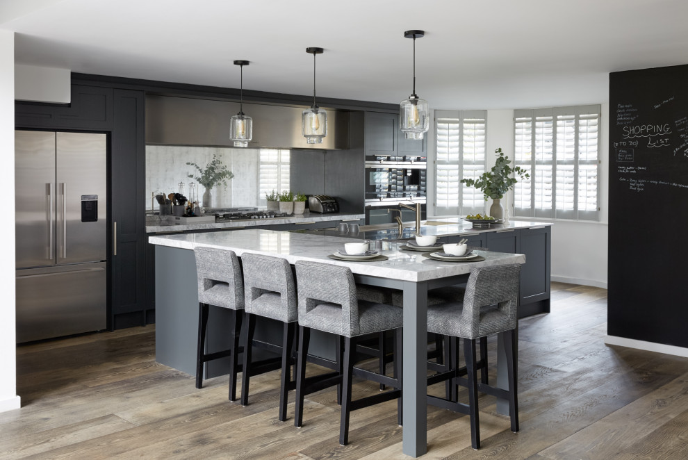 Turning a Corner: the beauty of the L-shaped Island - Modern - Kitchen ...