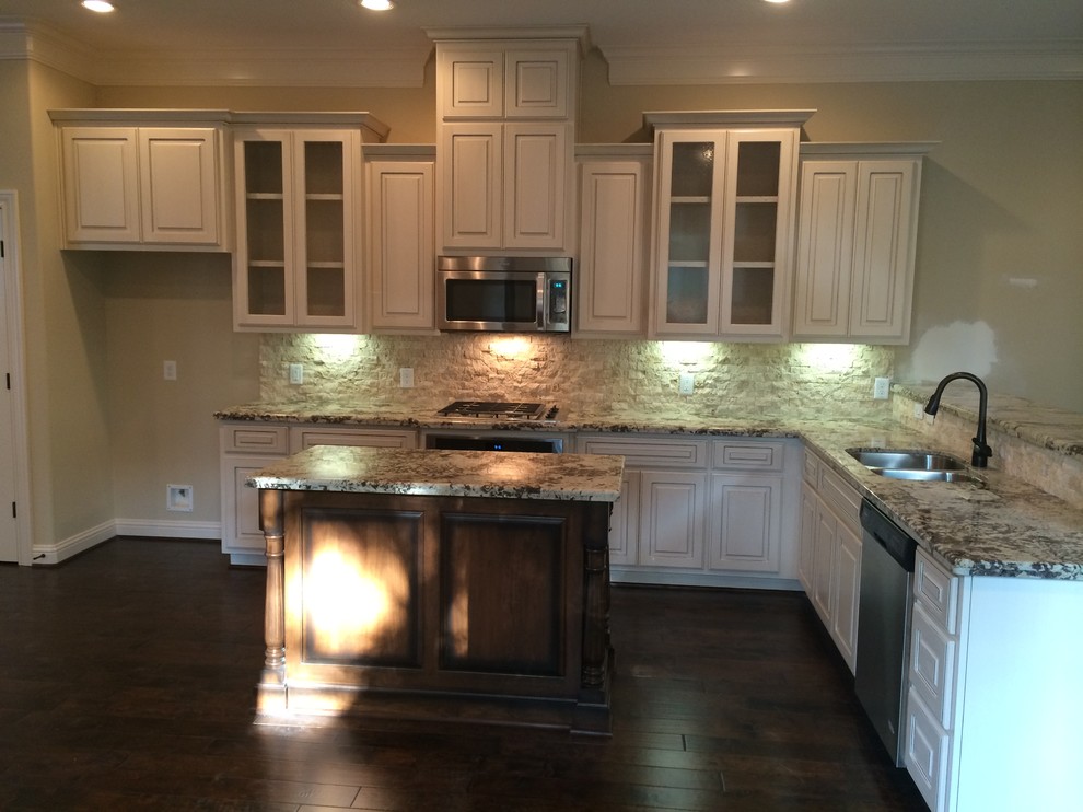 Tusan Style - Transitional New Home - Transitional - Kitchen - Houston ...