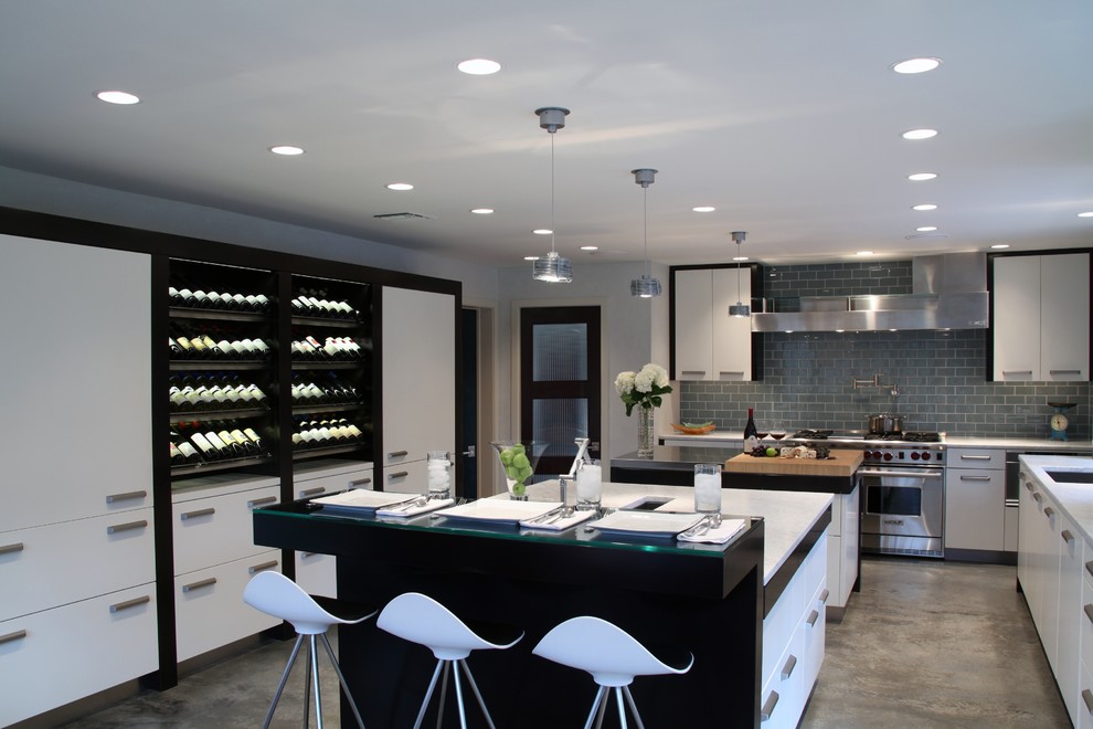 Tuxedo Kitchen - Contemporary - Kitchen - Philadelphia - by A Cook's ...