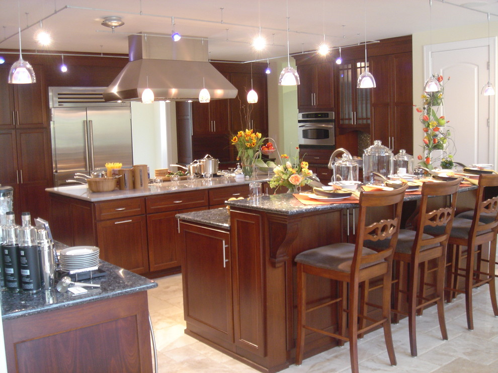 Two Island Kitchen - Traditional - Kitchen - Chicago - by Dan Wangler ...