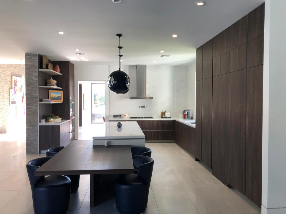Two Level Island Contemporary Kitchen - WAY collection - Modern ...