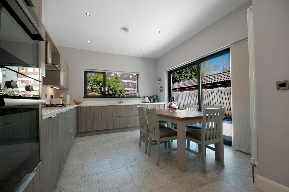 Two storey extension & refurbishment, Belfast - Contemporary - Kitchen ...