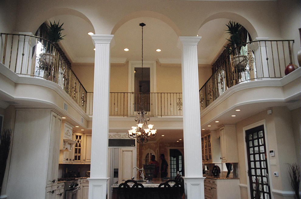 Two Story Kitchen - Traditional - Kitchen - Philadelphia - by ...