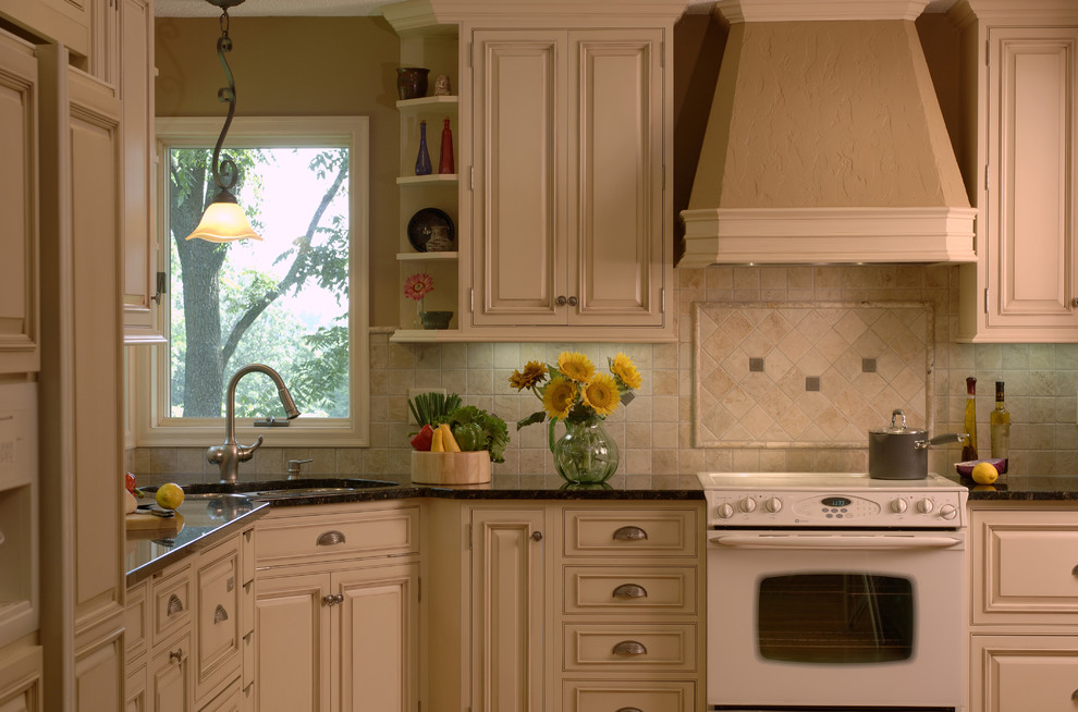 Two Tone Kitchen - Traditional - Kitchen - Minneapolis - by Beyond ...