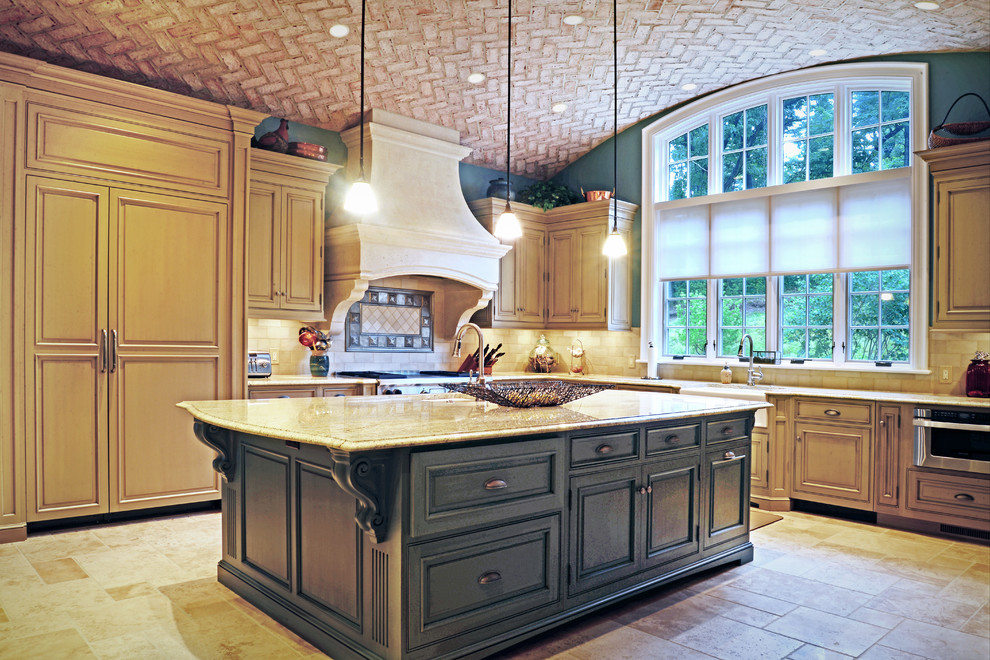 Two Tone Kitchen Island - Transitional - Kitchen - Philadelphia - by ...