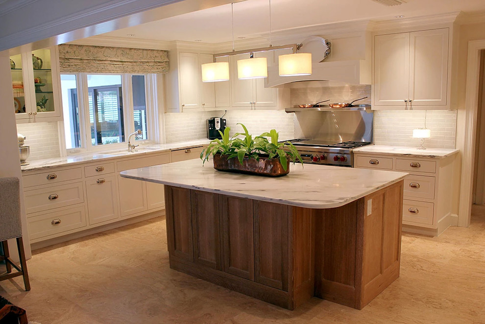 Two Toned Kitchen - Transitional - Kitchen - Tampa - by DeVittori ...