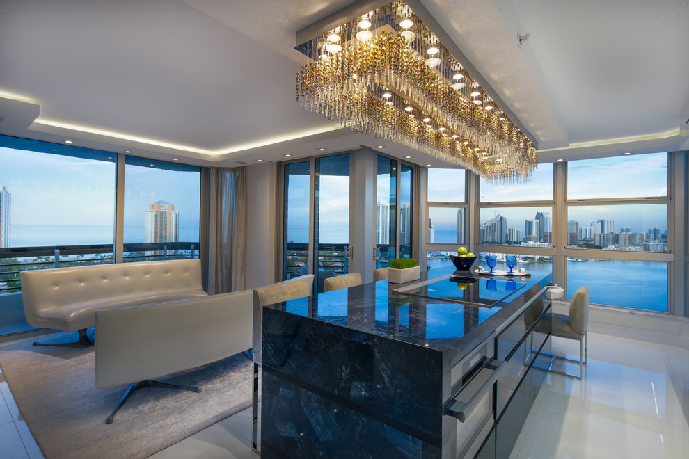 Ultra-Contemporary Miami kitchen - Contemporary - Kitchen - Miami - by ...