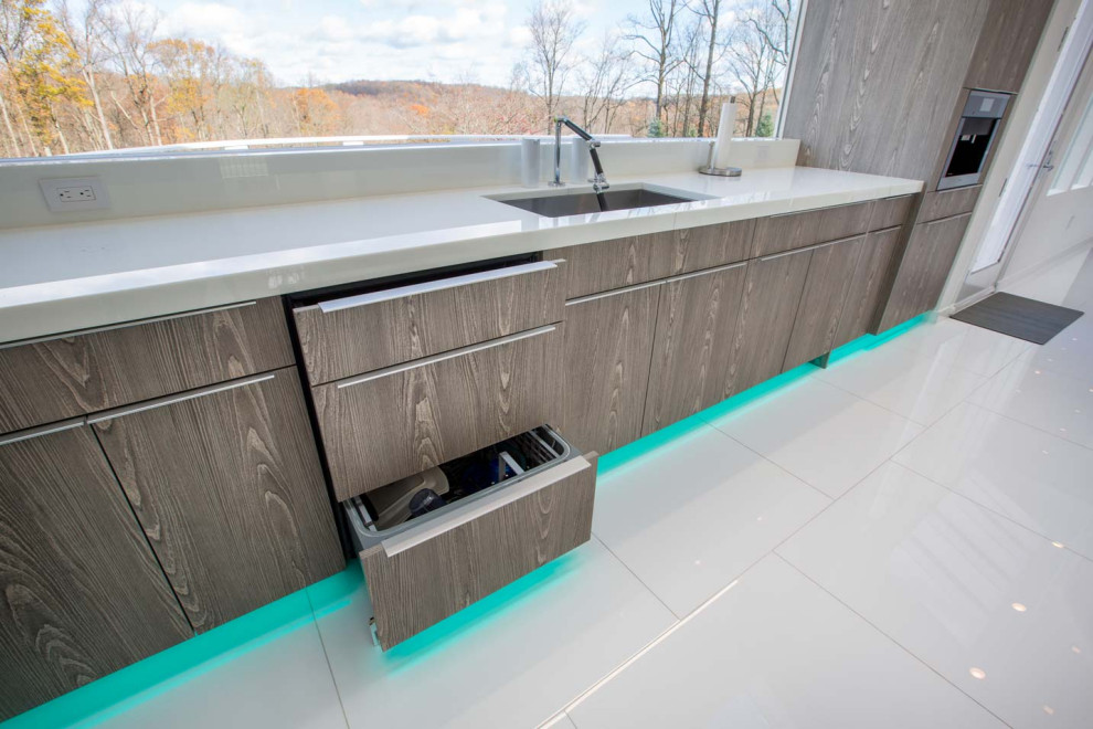 Ultra Modern Miele & Wolf Kitchen - Kitchen - New York - by Designer ...