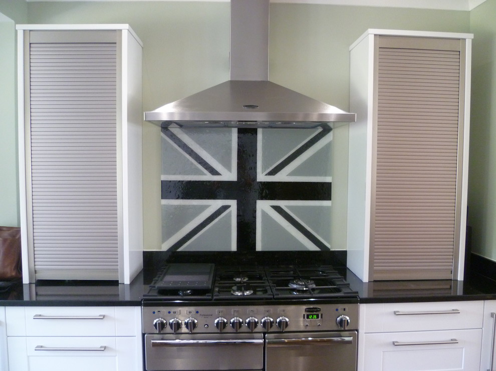 Union Jack Splashback - Contemporary - Kitchen - Other - by Steve ...