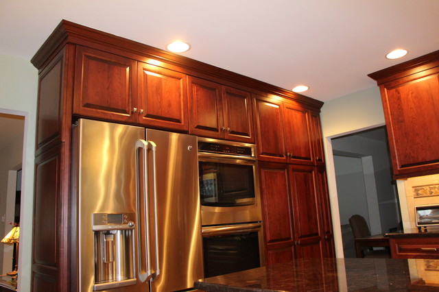 unique Kitchen storage idea utilizing a small space - Traditional ...