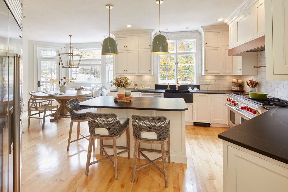 Unusual Angles - Traditional - Kitchen - Boston - by B&G Cabinet, LLC ...
