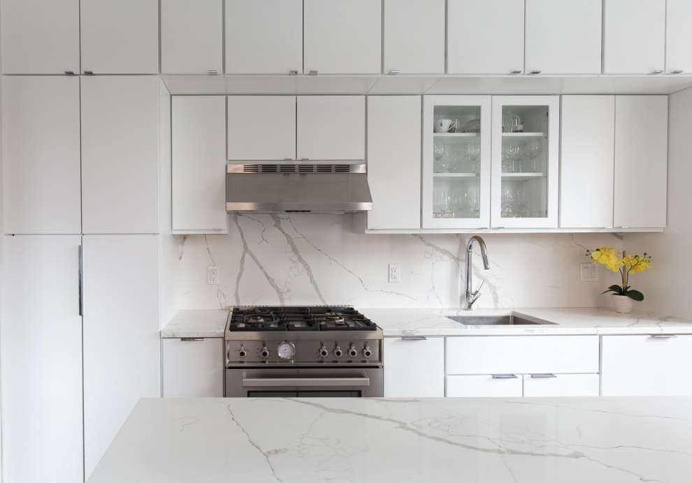 Upper West Side Modern Kitchen Design - Modern - Kitchen - New York ...